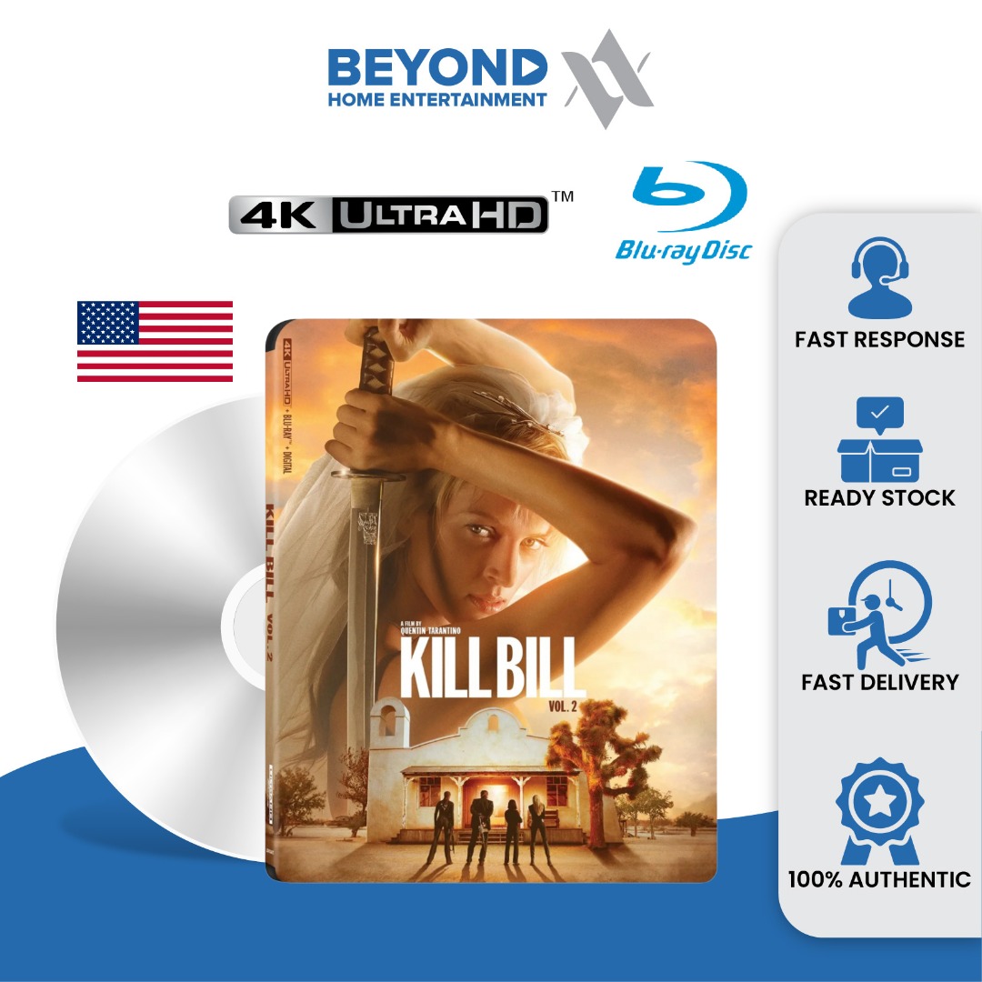 Kill Bill Vol.2 [4K Ultra HD + Bluray], Hobbies & Toys, Music & Media ...