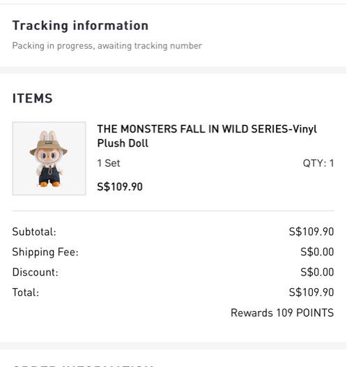 Labubu FIW THE MONSTERS FALL IN WILD SERIES-Vinyl Plush Doll, Hobbies ...