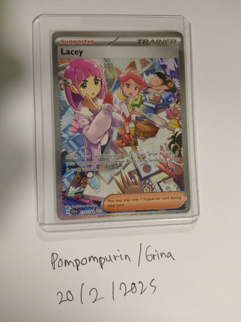 Lacey SIR 172/142 ENGLISH VERSION Pokemon Trainer Supporter PTCG TCG ...