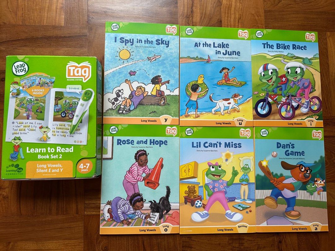 Leap Frog Learn to Read Book set 2 (Tag reading system), Hobbies & Toys ...