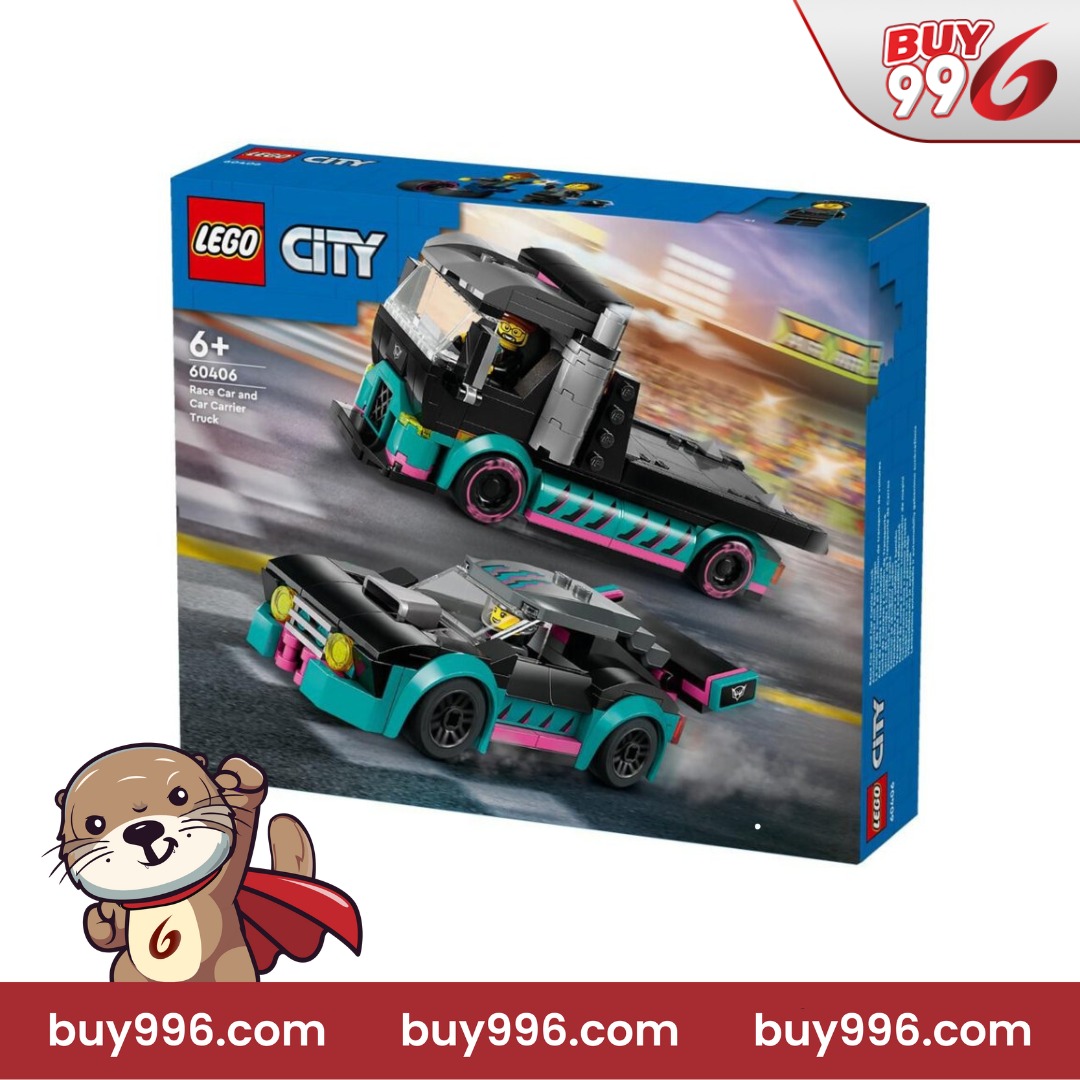 LEGO City Race Car and Car Carrier Truck 60406, Hobbies & Toys ...