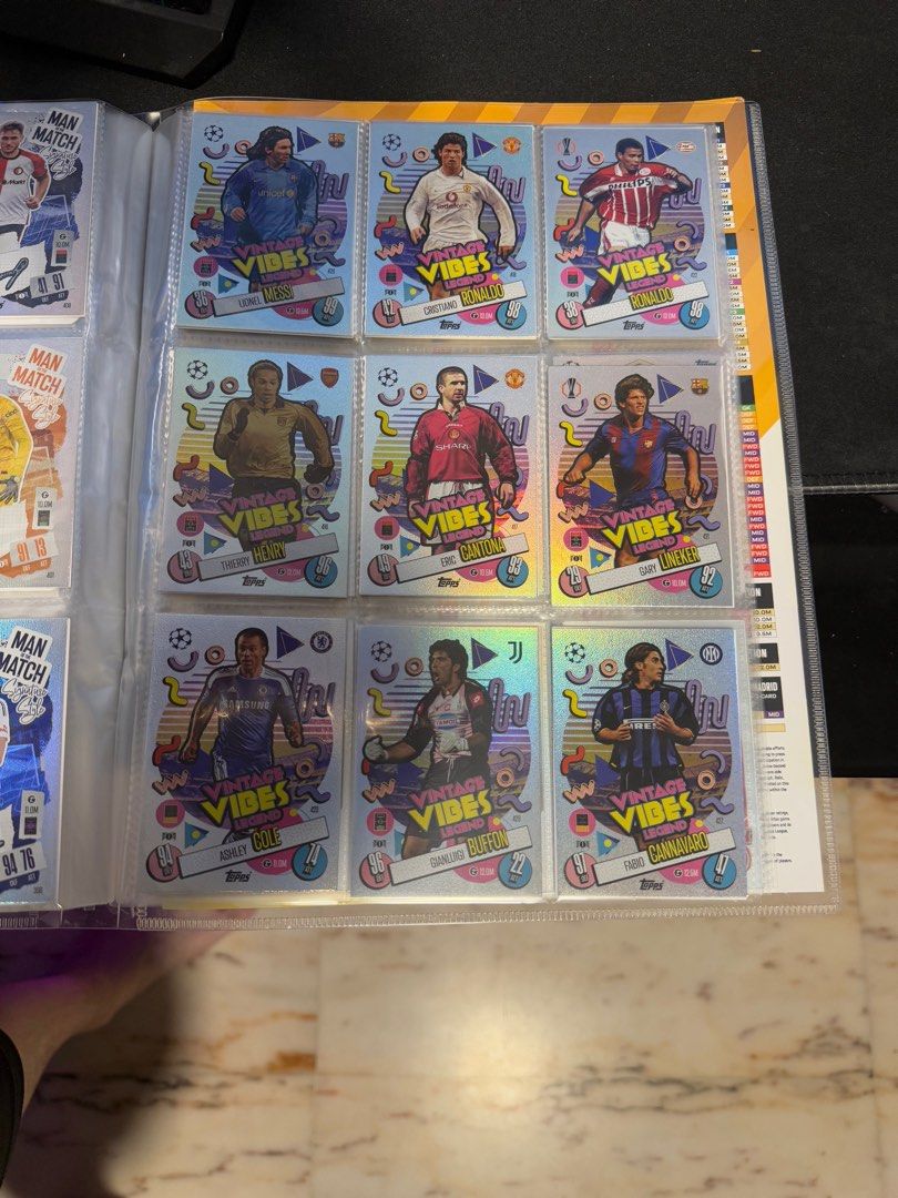 CHEAPEST Match Attax 2024/2025 Special Cards Complete Vintage Vibes Man ...