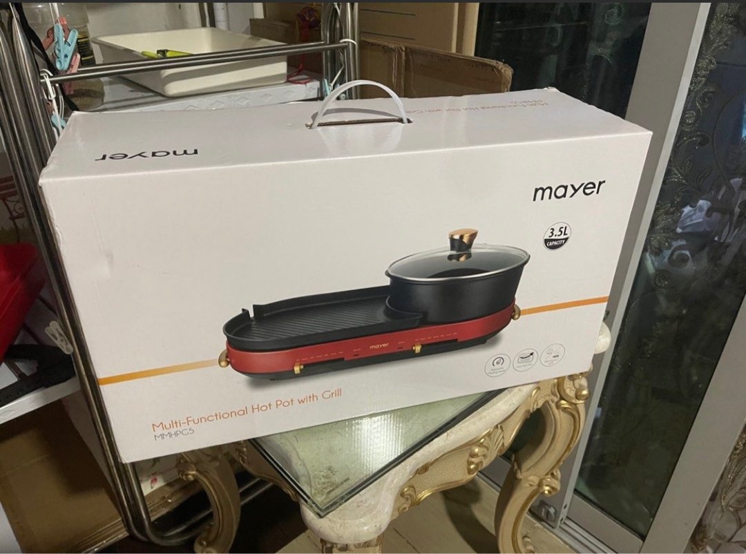 Mayer Multi-Functional Hot Pot with Grill, TV & Home Appliances ...