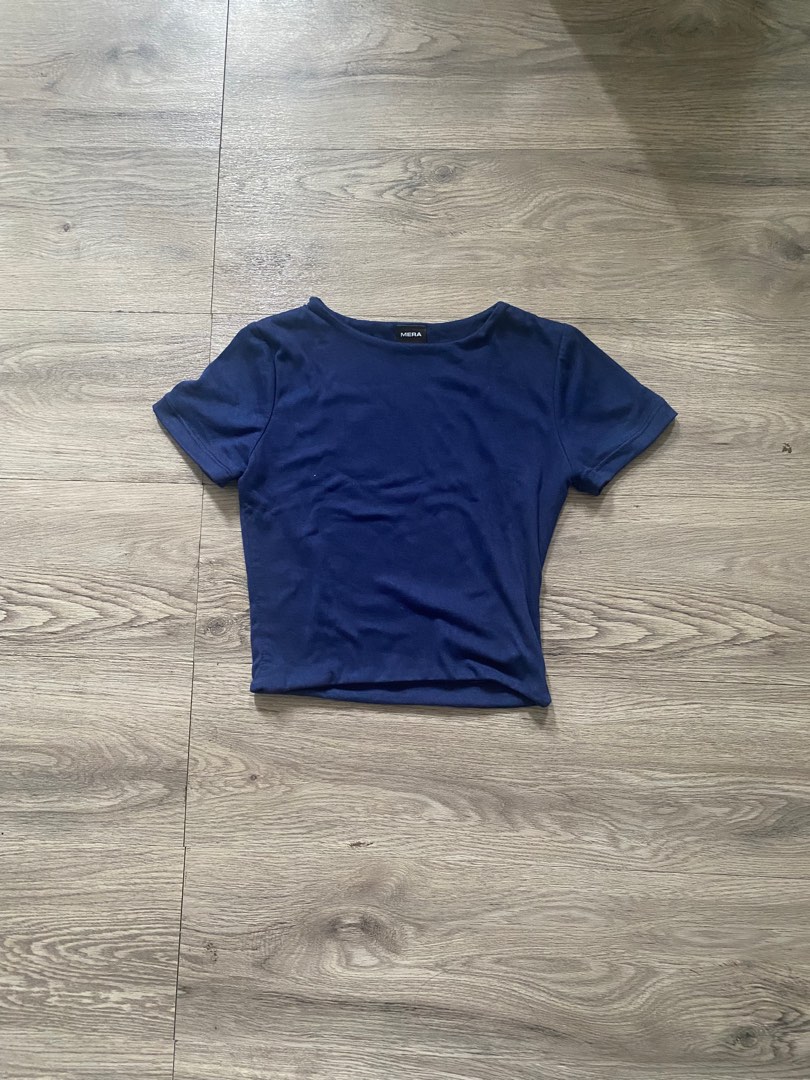 Mera Regina Top Navy Blue XS, Women's Fashion, Tops, Shirts on Carousell