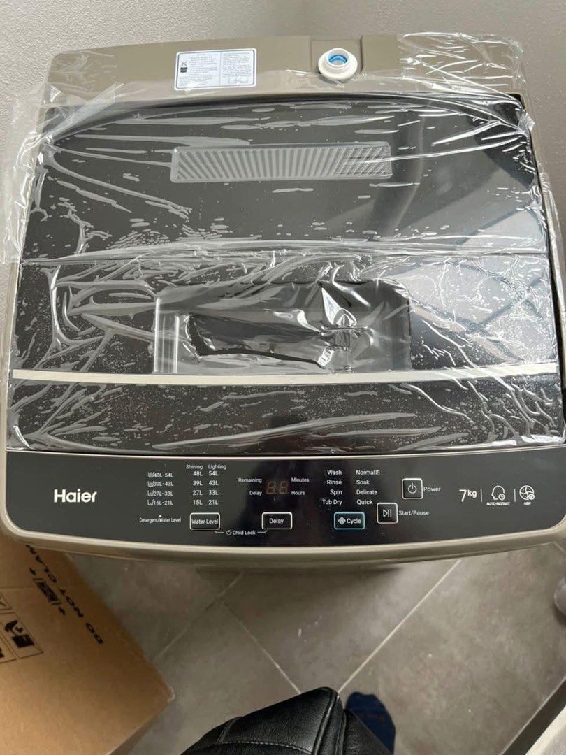 Mesin Basuh Haier 7kg, TV & Home Appliances, Washing Machines and Dryers on Carousell