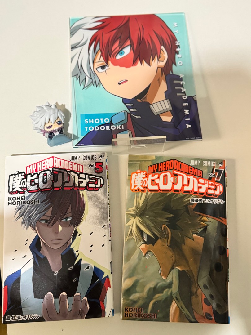 MHA/My hero academia Manga, volume 5 & 7. Set (with Dabi onemutan and ...