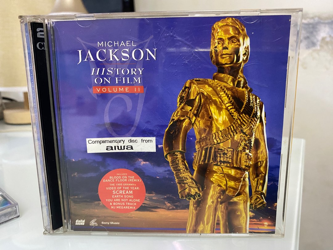 MICHAEL JACKSON - HISTORY ON FILM VOLUME II - Original Pop Music Album ...
