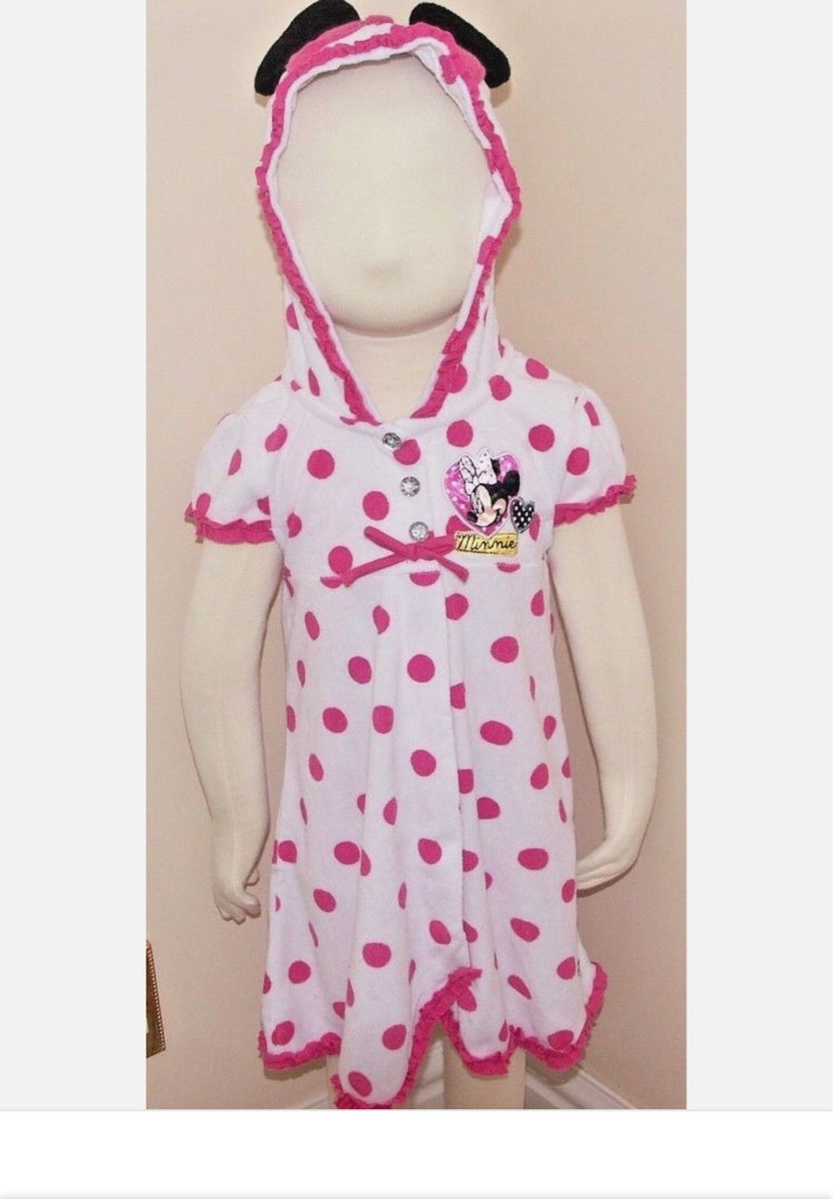 Minnie Mouse Robe/ Cover up, Babies & Kids, Babies & Kids Fashion on ...
