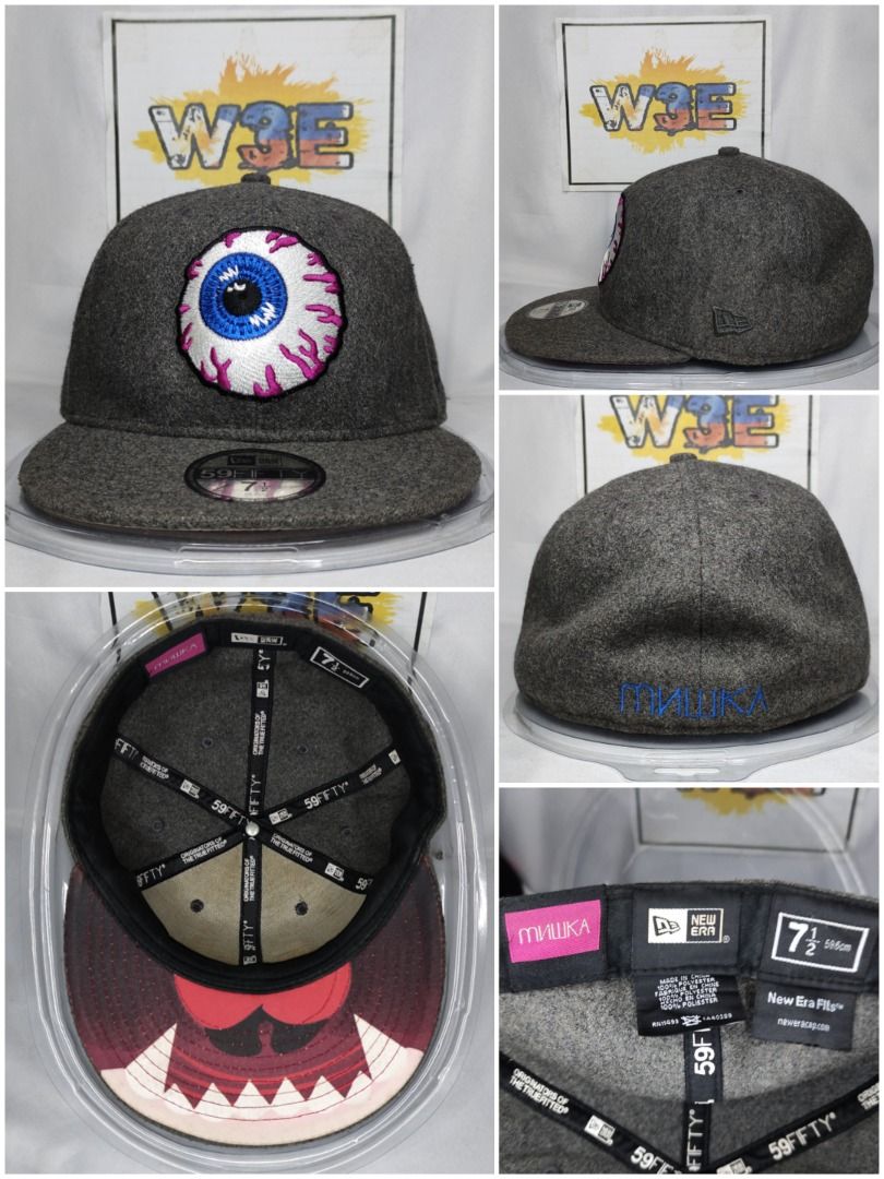 MNWKA KEEP WATCH EYE BALL FITTED 7 1/2 GRAY MISHKA X NEW ERA 59FIFTY ...