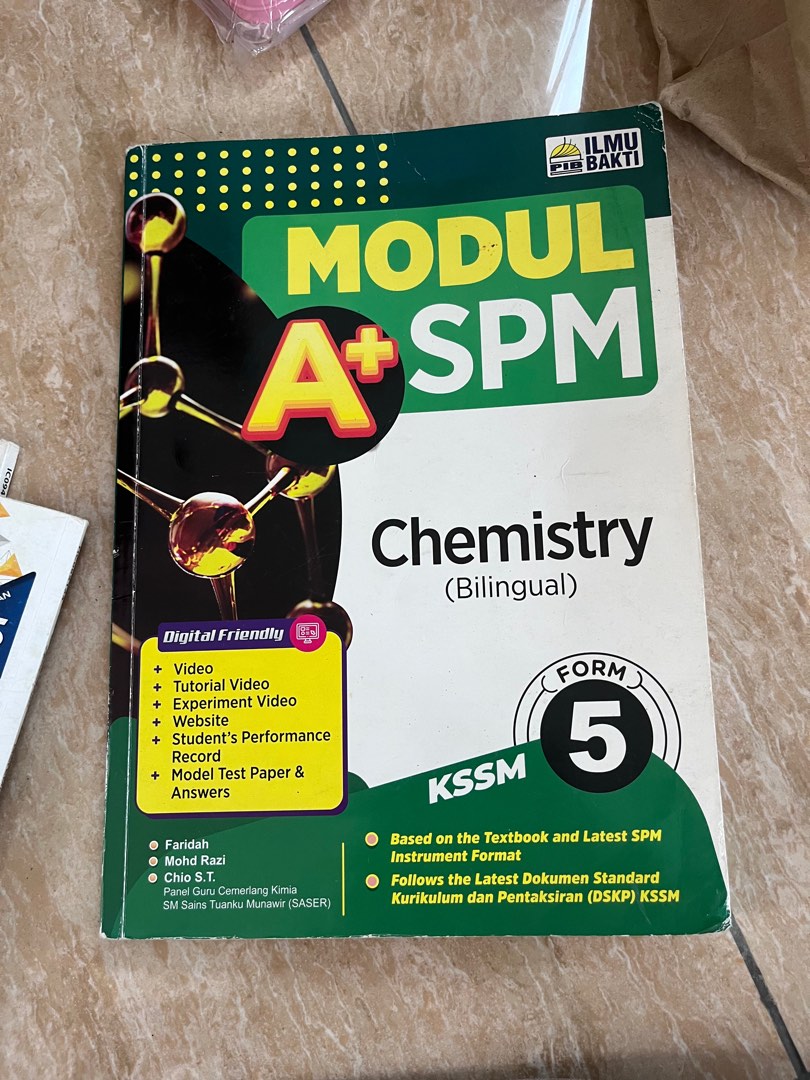Modul A+ SPM Chemistry Form 5-Bilingual, Hobbies & Toys, Books ...