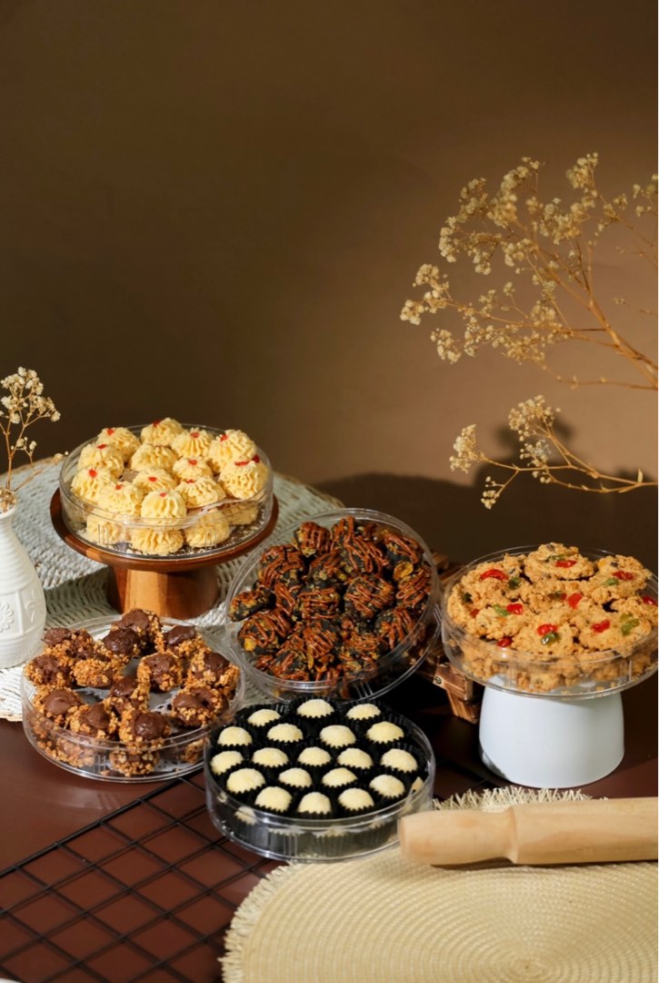 Neelofa raya cookies, Food & Drinks, Homemade Bakes on Carousell