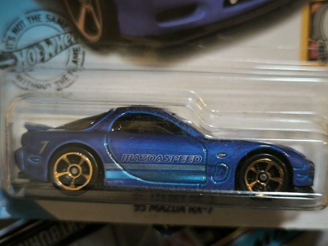 New '95 Mazda RX-7 Blue Speed HW Turbo Hot Wheels HotWheels Car JDM ...