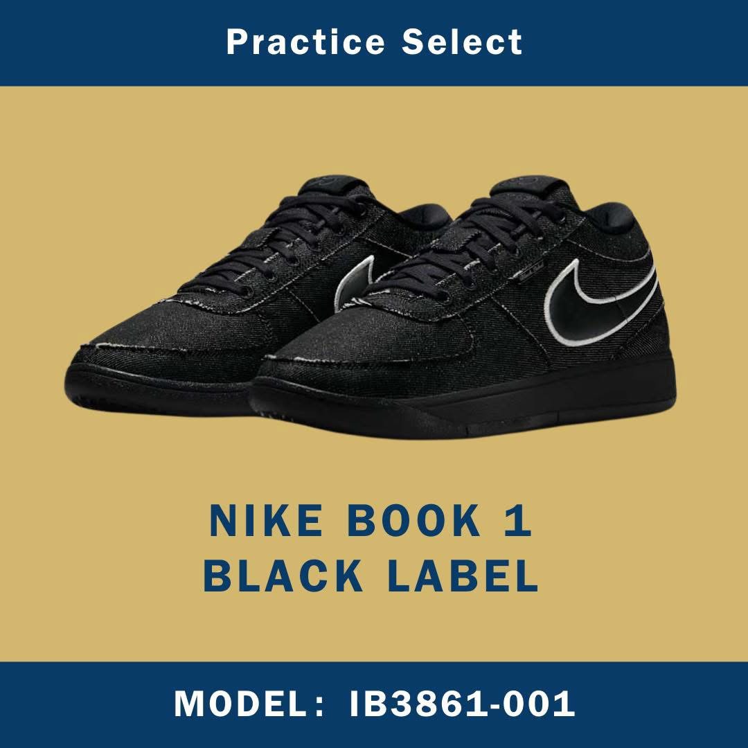 【台灣商家】NIKE BOOK 1 BLACK LABEL IB3861-001, 他的時尚, 鞋類, 運動鞋、球鞋在旋轉拍賣