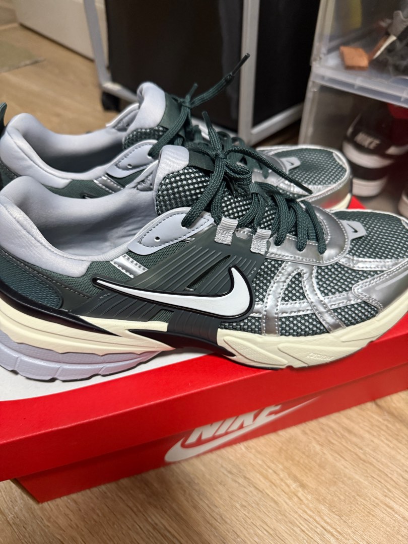 Nike V2K Run vintage green US11, Women's Fashion, Footwear, Sneakers on ...