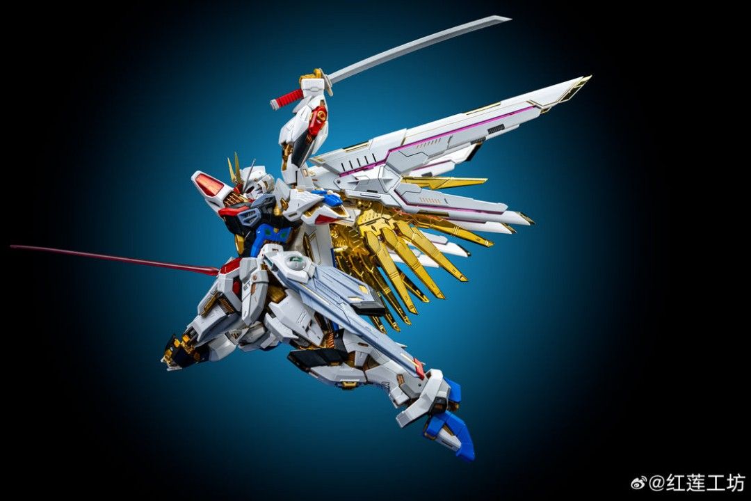 Proud Defender Red Lotus Brand for Strike Freedom Gundam (MG MGEX MB 1/ ...