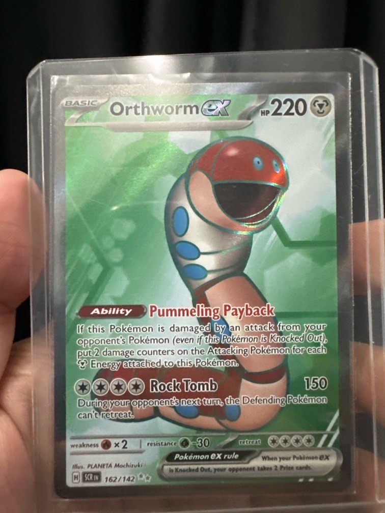 Orthworm Ex #162 Pokemon Stellar Crown, Hobbies & Toys, Toys & Games on ...