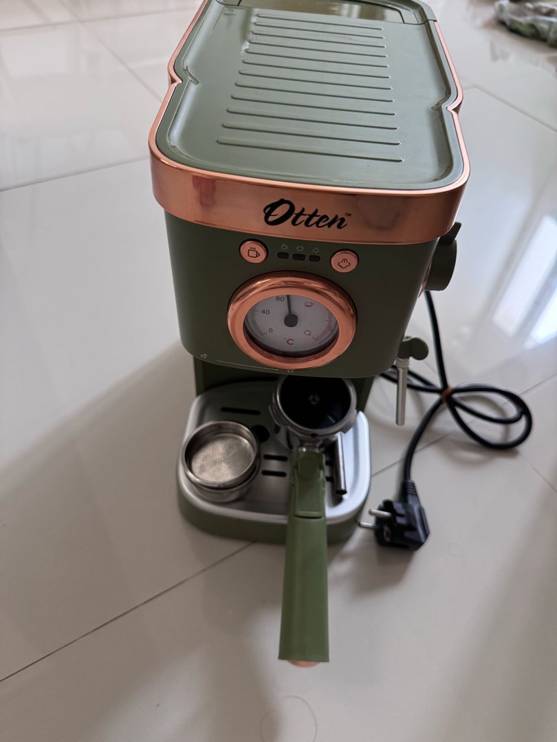 Otten Mesin Kopi Espresso 20 Bar (Retto Forest Green) Coffee Espresso ...