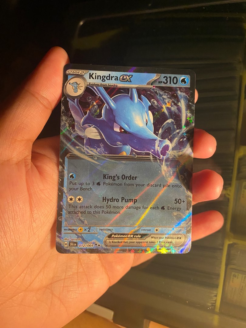 Pokemon Card - Kingdra EX Ultra Rare Shrouded Fable 012/064, Hobbies & Toys, Toys & Games on ...