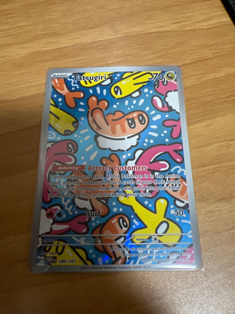 Pokemon card tcg tatsugiri, Hobbies & Toys, Toys & Games on Carousell