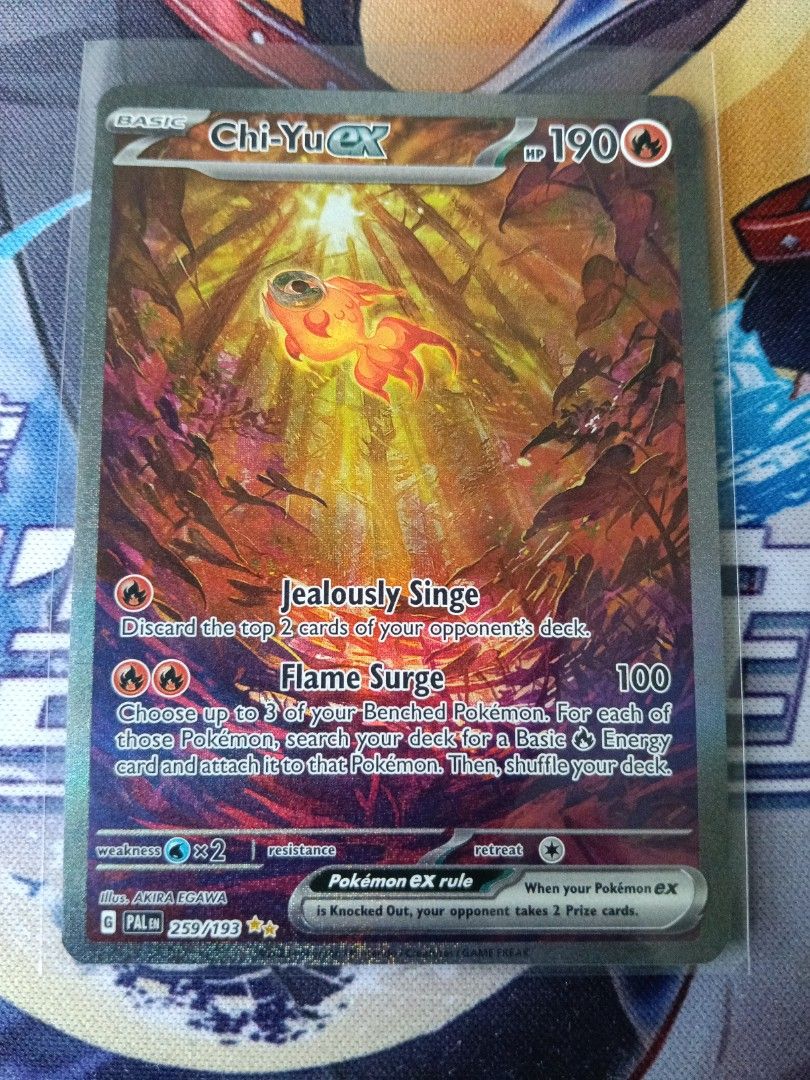 Pokemon Paldea Evolved Chi-Yu ex 259/193 Special Illustration Rare ...