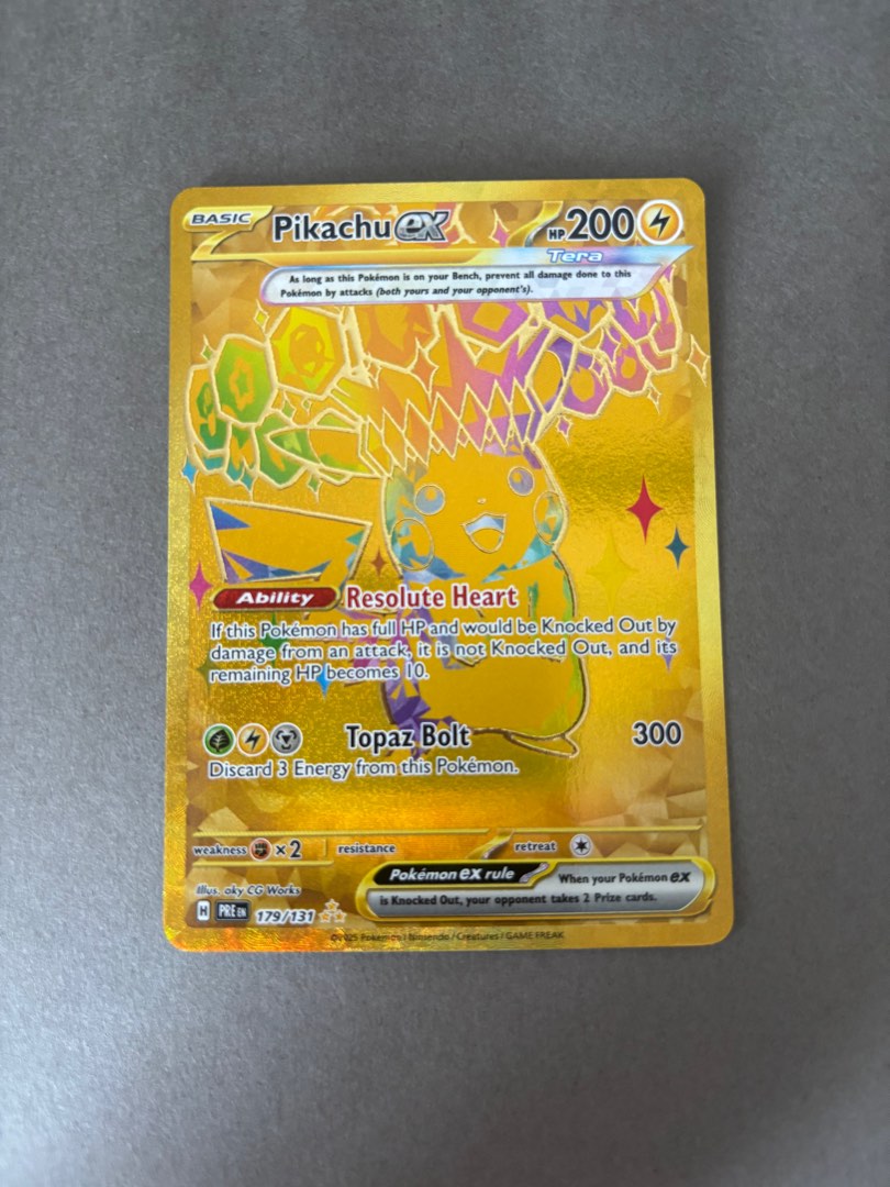 Pokemon Prismatic Evolutions - Pikachu 179/131, Hobbies & Toys, Toys ...