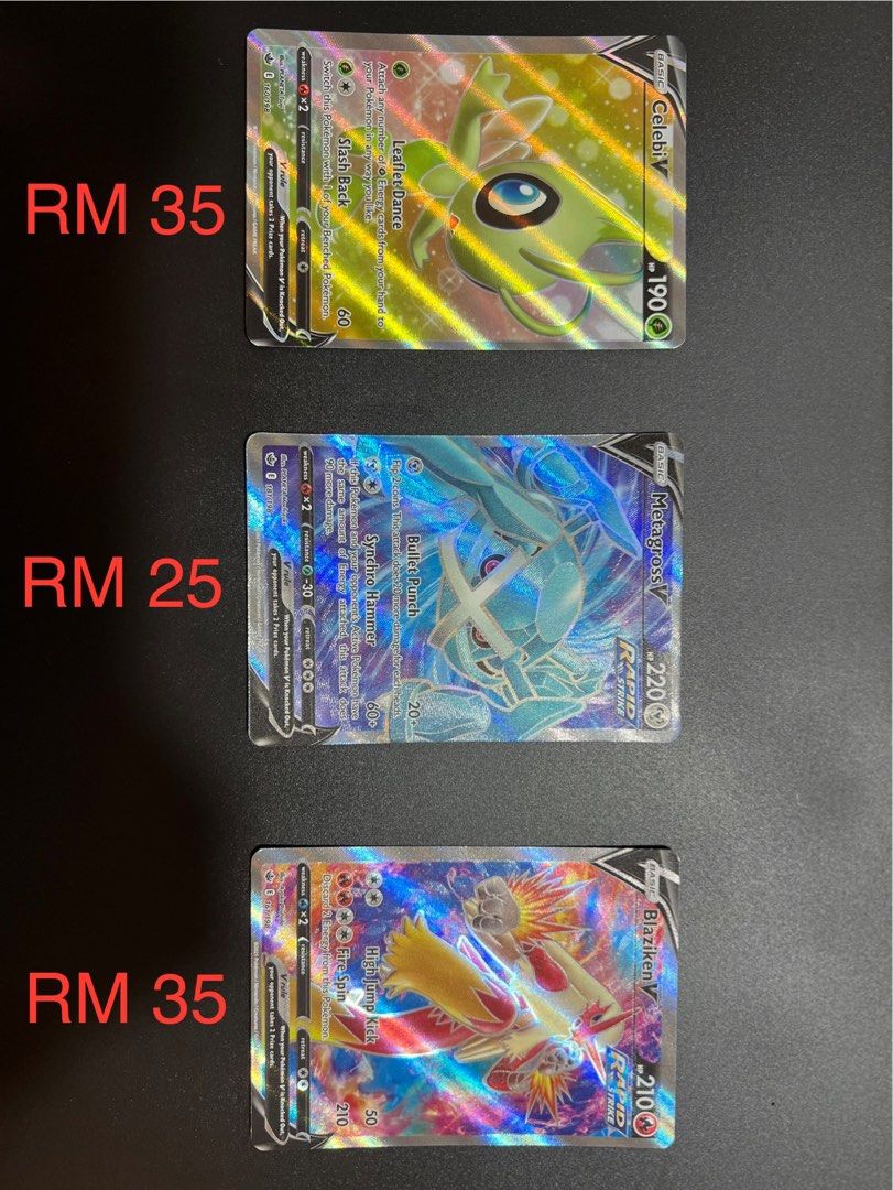 Pokemon V TCG Full Art, Hobbies & Toys, Toys & Games on Carousell