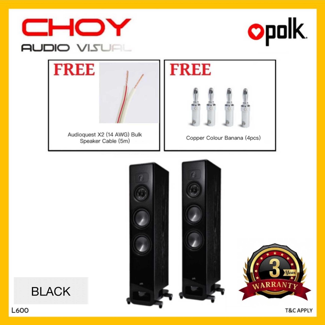 Polk Audio LEGEND L600 Legend Series Premium Floorstanding Tower ...