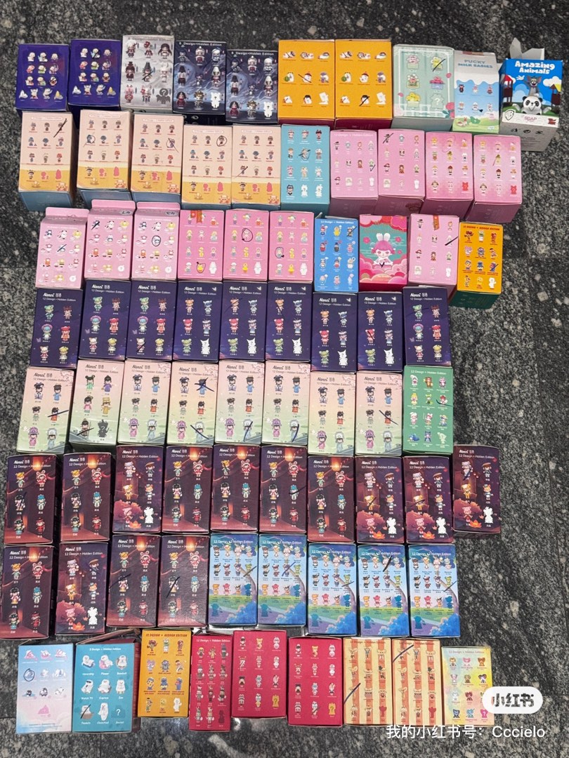 Popmart Blindbox .. Many IP - Nanci / Labubu / Lulu Pig / unknow IP ...