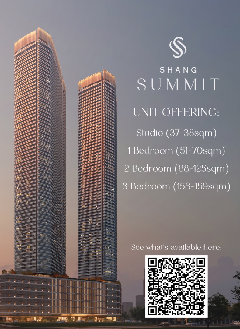 PRE-SELLING: Shang Summit South Triangle, Quezon City, Philippines ...