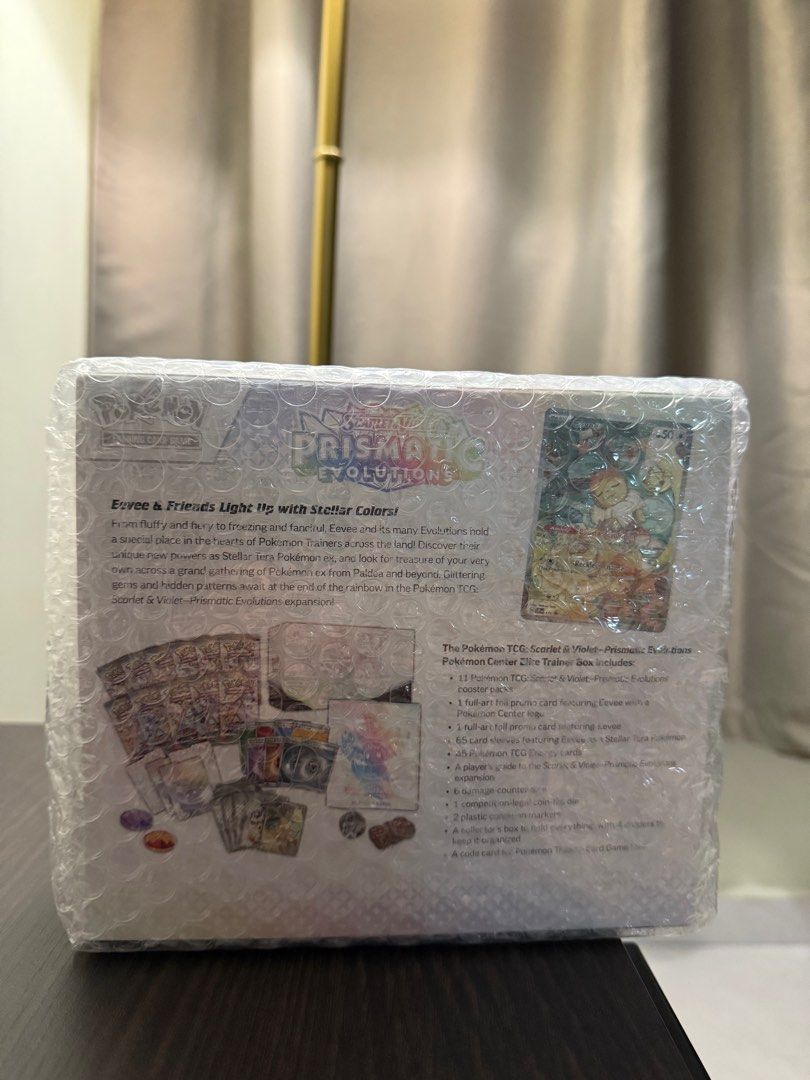 Prismatic Evolutions Pokemon Center PC ETB Elite Trainer Box, Hobbies ...
