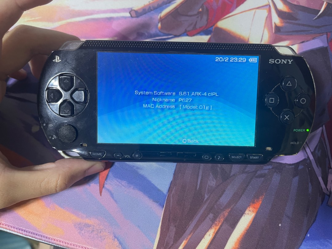 PSP 1000 Black Modded Ark 4 CIPL, Video Gaming, Video Game Consoles, PlayStation on Carousell