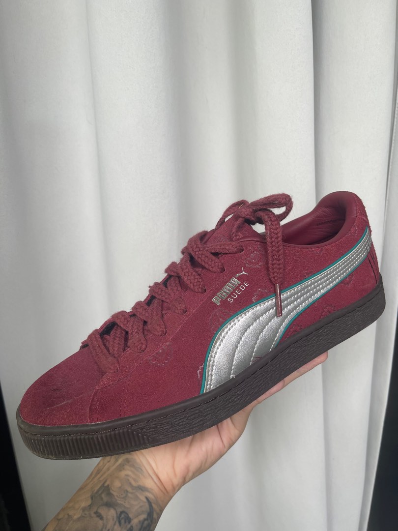 Puma x One piece Suede Red-Haired Shanks Sneakers, Men's Fashion ...