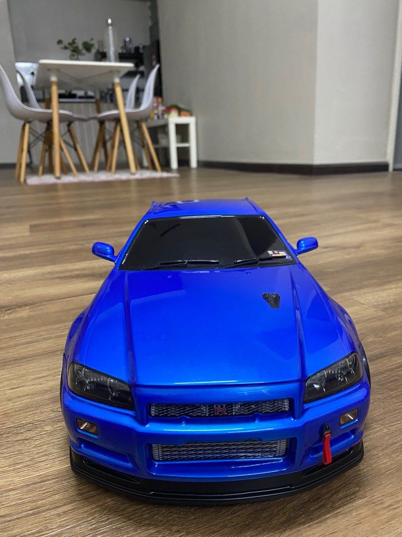 RC NISSAN SKYLINE GTR R34, Hobbies & Toys, Toys & Games on Carousell