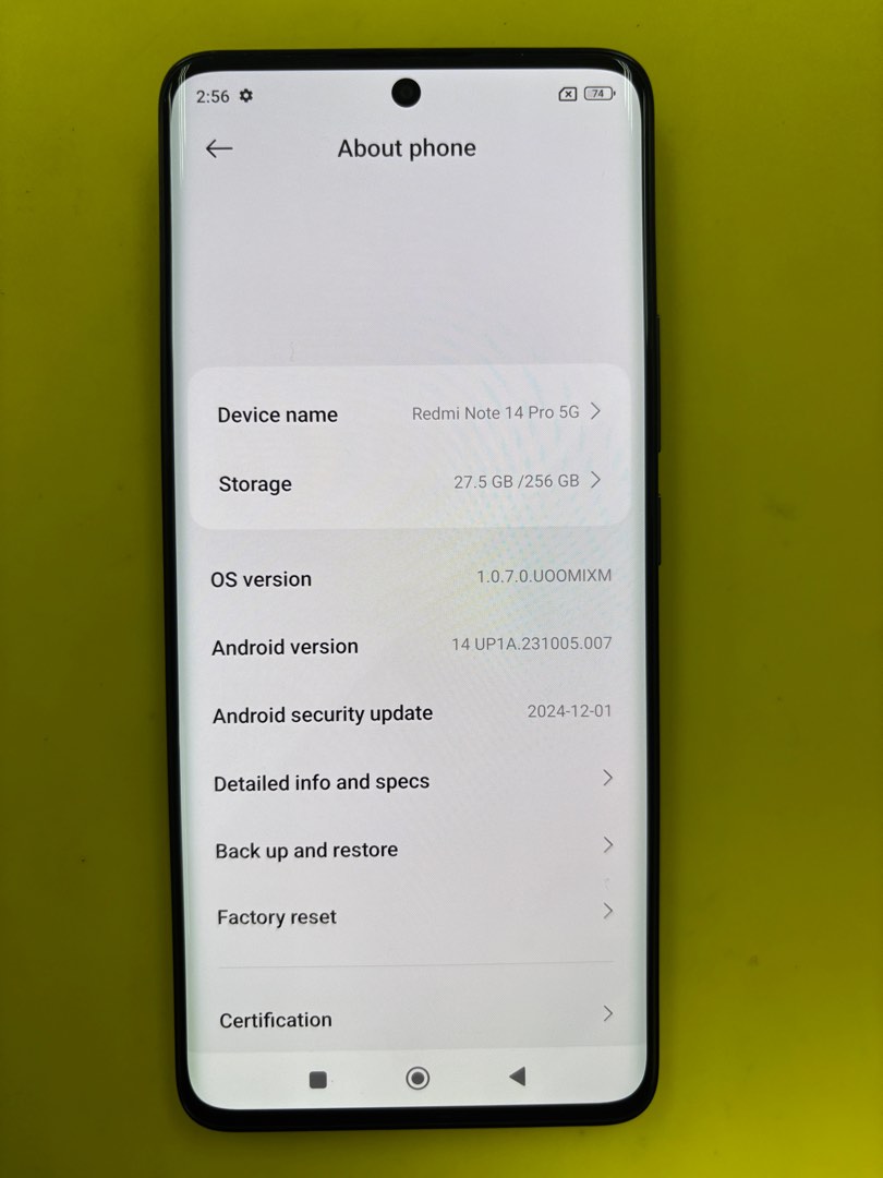 Redmi Note 14 Pro 5G (256 gb), Computers & Tech, Laptops & Notebooks on ...