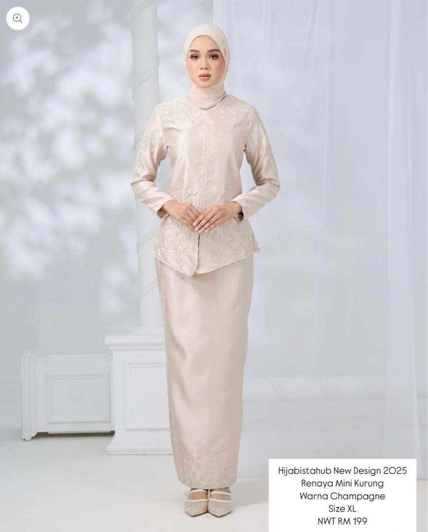 Renaya Mini Kurung Hijabistahub 2025, Women's Fashion, Muslimah Fashion ...
