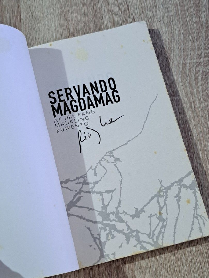Ricky Lee Servando Magdamag at Iba pang Maiikling Kwento Signed by ...