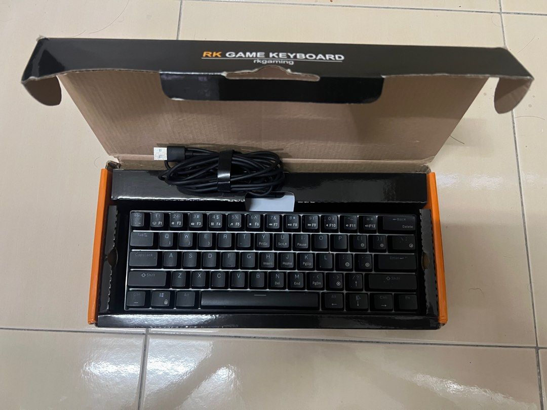 RK61 Royal Kludge Bluetooth 5.0 & USB C Dual Mode RGB Backlit Mechanical Keyboard, Computers ...
