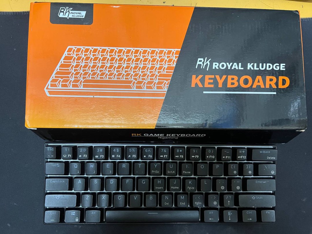 RK61 Royal Kludge Bluetooth 5.0 & USB C Dual Mode RGB Backlit Mechanical Keyboard, Computers ...