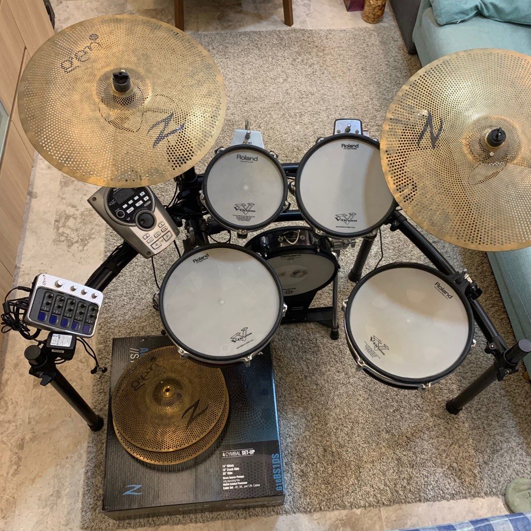 Roland TD-15KV Expanded Hybrid Electronic Drum Kit, Hobbies & Toys ...