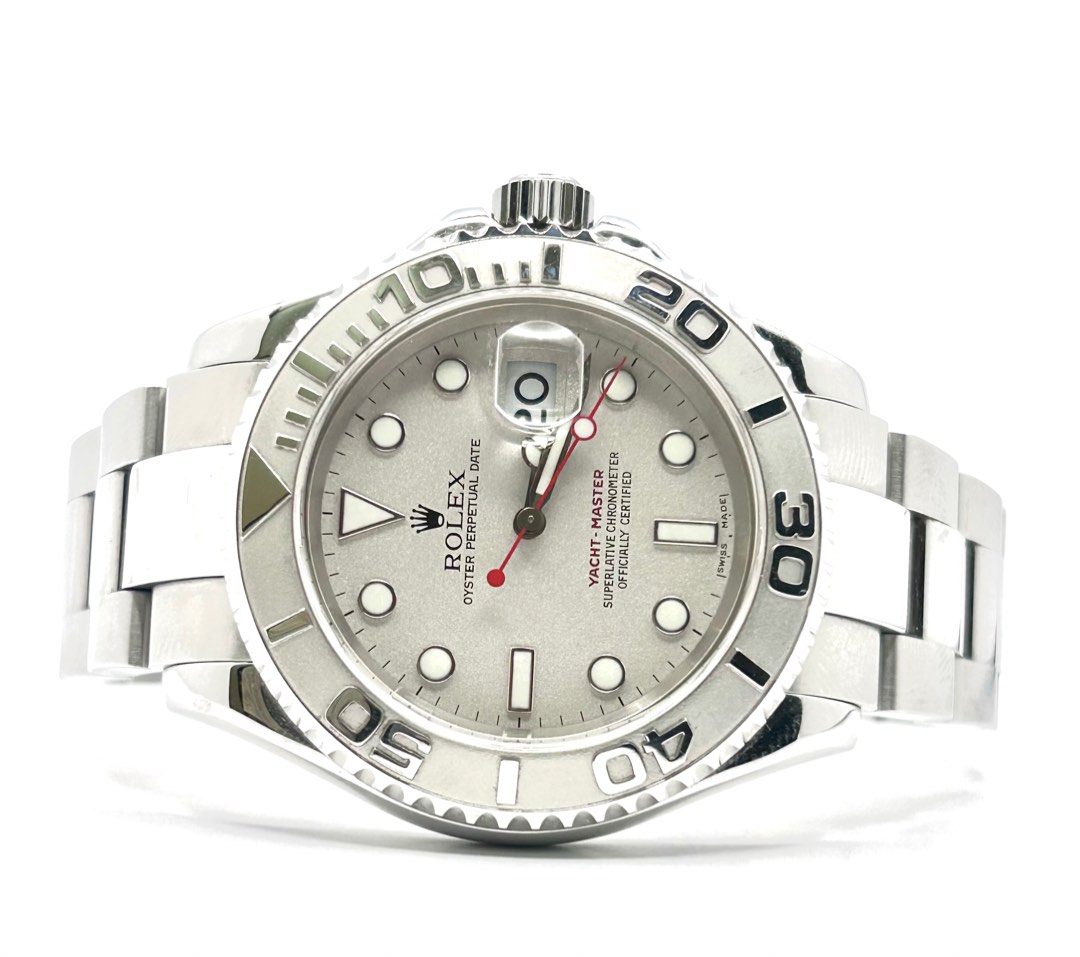 Rolex 16622 Yacht Master Silver Dial , Luxury, Watches on Carousell