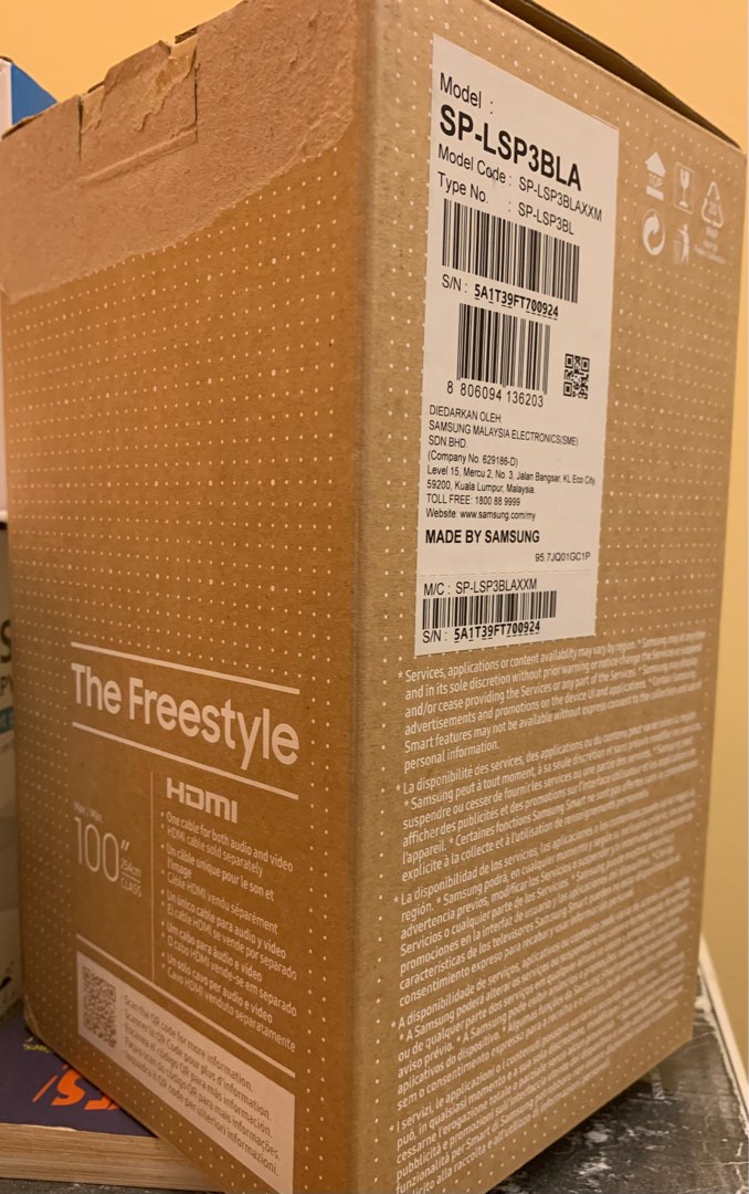 Samsung FreeStyle Projector 1st Gen, TV & Home Appliances, Other Home ...