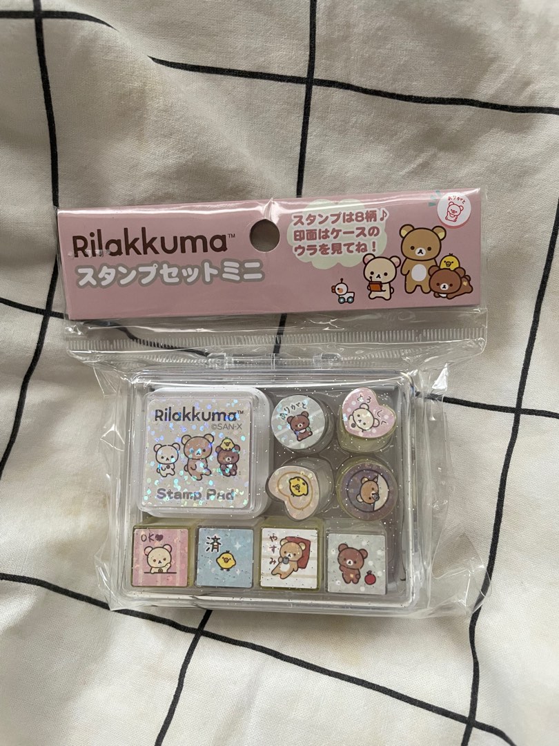 San-x Rilakkuma Stamp Set, Hobbies & Toys, Toys & Games on Carousell