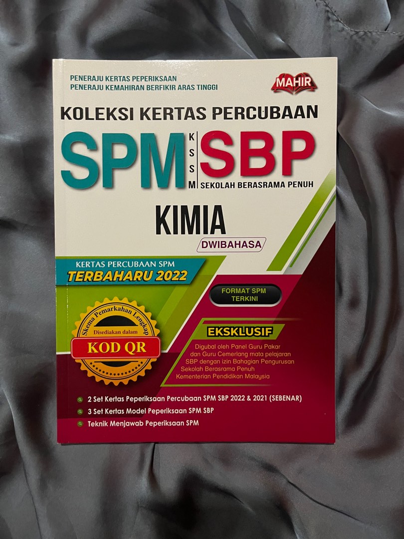 SBP SPM koleksi kertas percubaan (Kimia), Hobbies & Toys, Books & Magazines, Assessment Books on ...