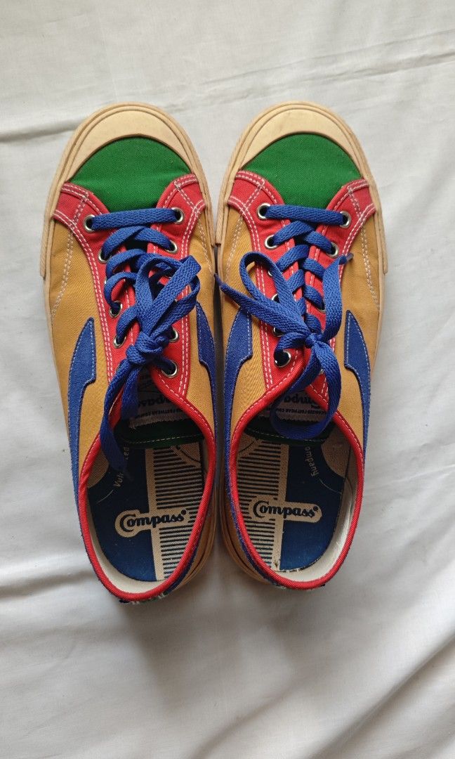 Sepatu compass collab, Men's Fashion, Footwear, Sneakers on Carousell
