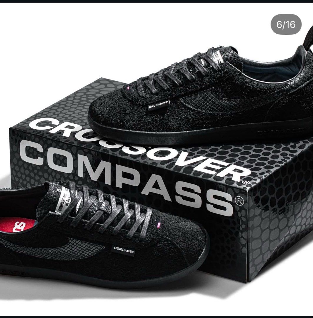 SEPATU COMPASS X CROSSOVER, Men's Fashion, Footwear, Sneakers on Carousell