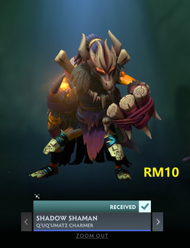 Shadow Shaman Set - Q'uq'umatz Charmer SS Dota 2 Snake Charms Lunar ...