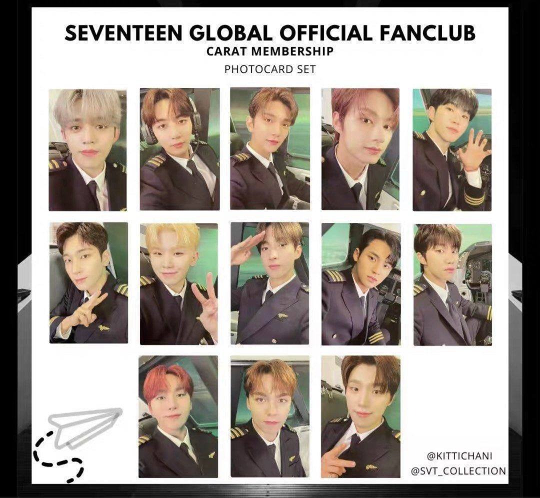 sharing SVT carat 5th membership photocards, Hobbies & Toys ...