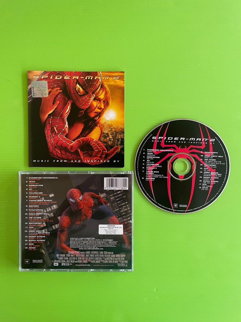 Spider-Man 2 Music From And Inspired By Album CD, Hobbies & Toys, Music ...