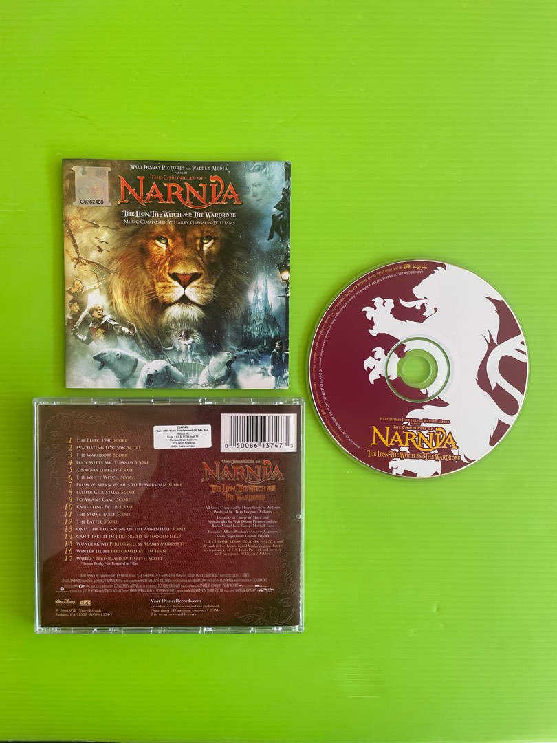 The Chronicles of Narnia The Lion The Witch & The Wardrobe CD ...