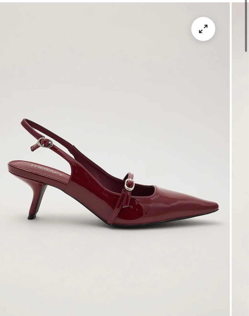 therapy parlour cherry red heels, Women's Fashion, Footwear, Heels on ...
